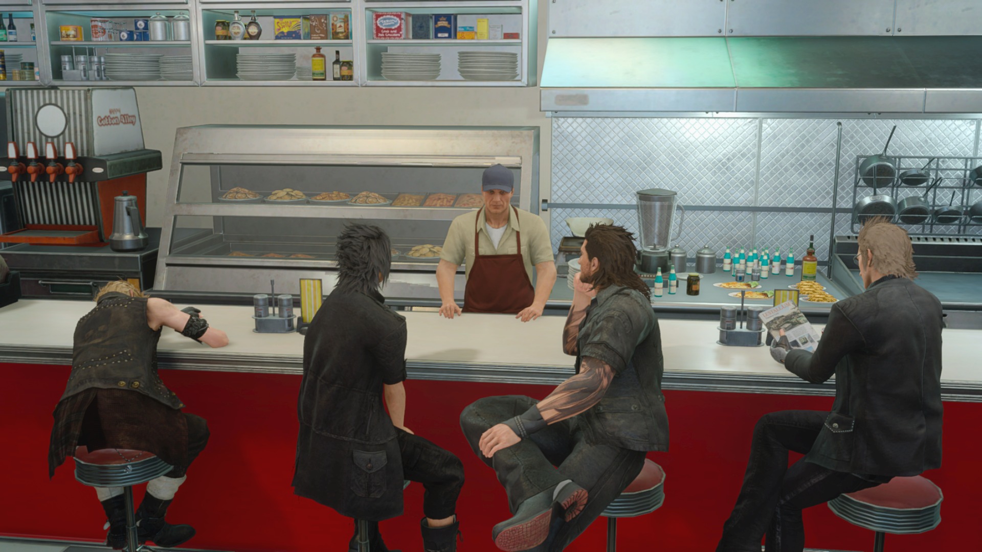 Het eten van Final Fantasy XV verdient extra waardering - Laadscherm